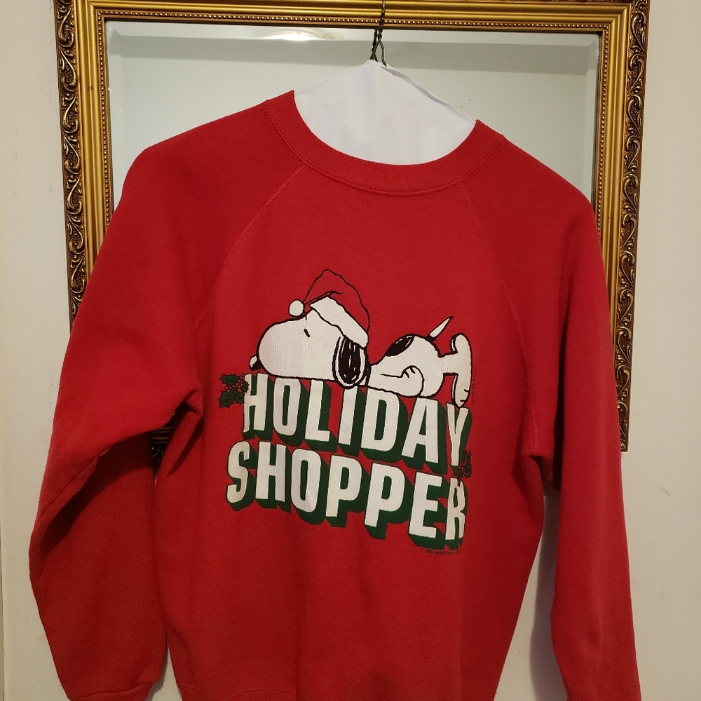 Vintage 1958 Snoopy Peanuts Sweater - Gem